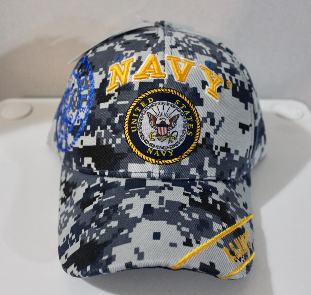 U.S. Navy Baseball Hat. Officially Licensed U.S. Navy Cap. Adjustable U ...