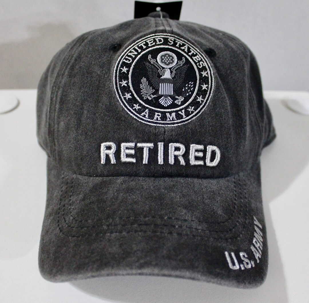 U.S. Army Retired Baseball Hat. Officially Licensed U.S. Army Retired ...