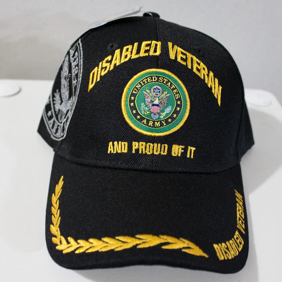 U.S. Army Disabled Veteran Baseball Hat. Officially Licensed U.S. Army ...