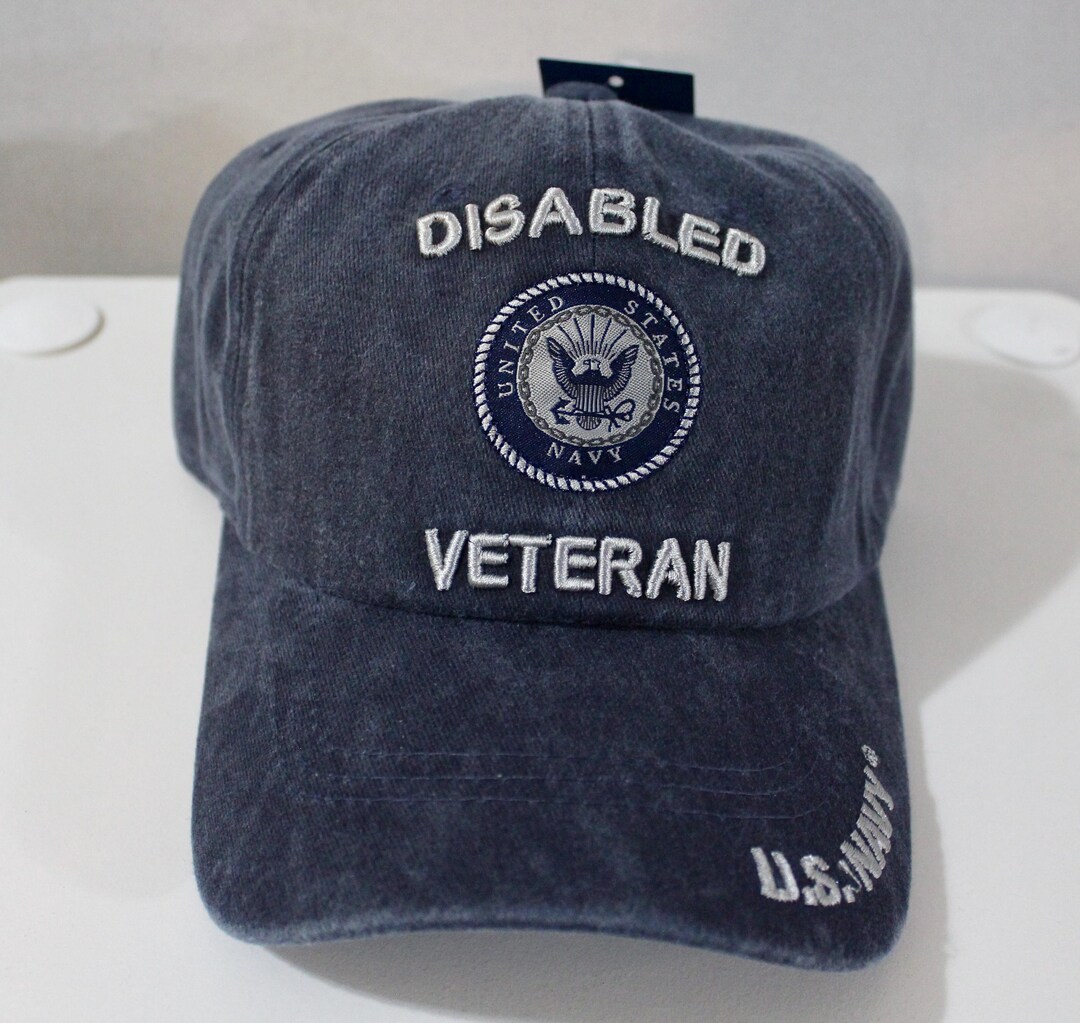 U.S. Navy Disabled Veteran Hat. Officially Licensed U.S. Navy Disabled ...