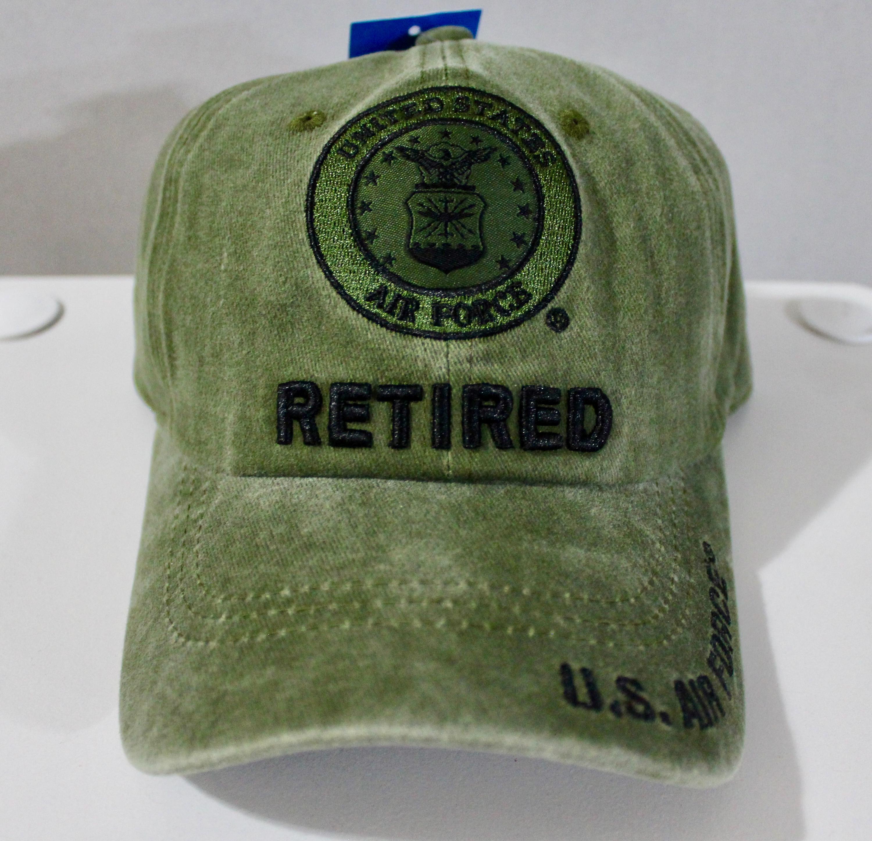 U.S. Air Force Retired Baseball Hat. Officially Licensed U.S. Air Force ...