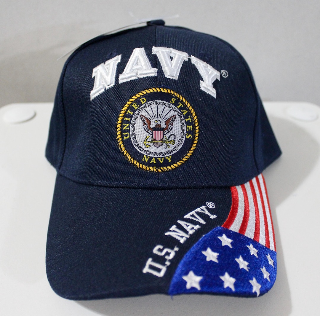 U.S. Navy Baseball Hat. Officially Licensed U.S. Navy Cap. Adjustable ...