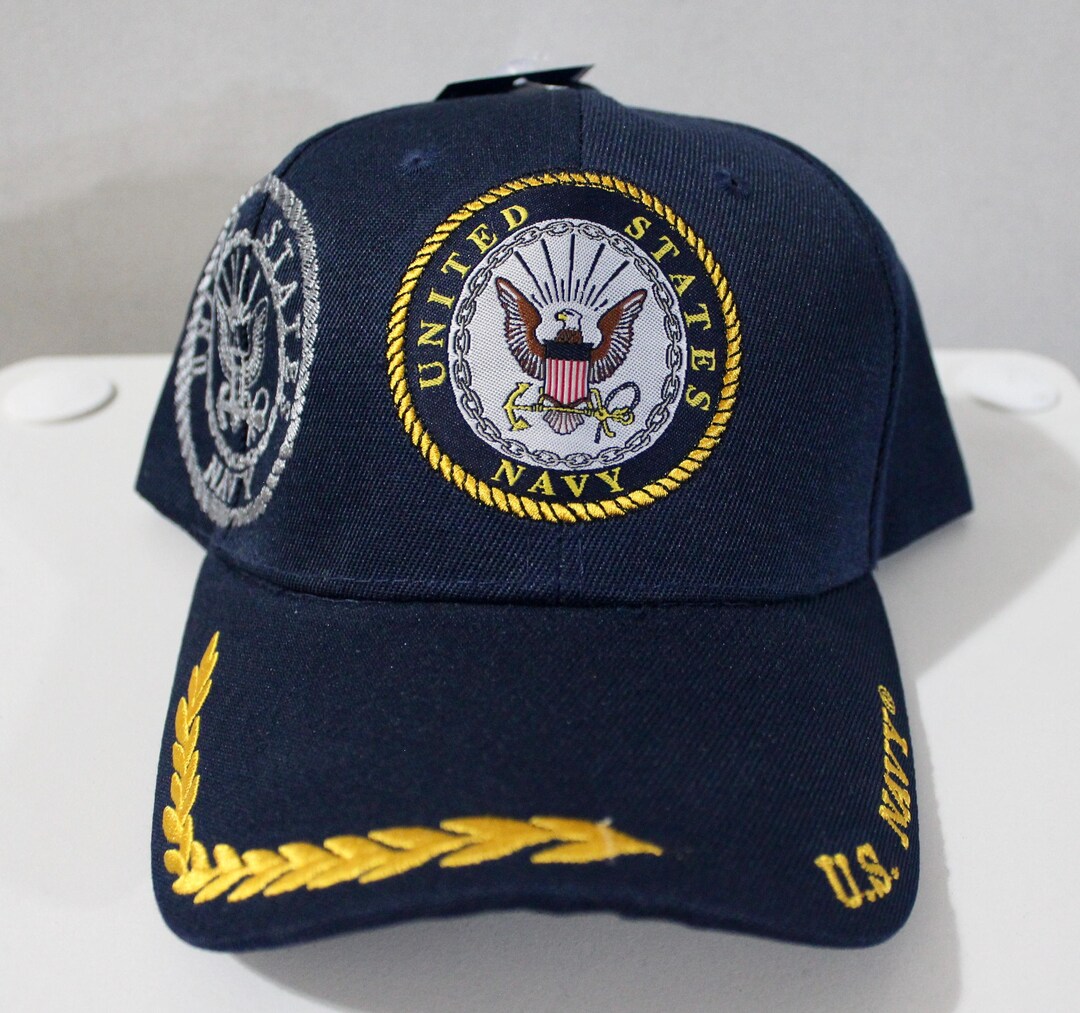 U.S. Navy Baseball Hat. Officially Licensed U.S. Navy Cap. Adjustable ...