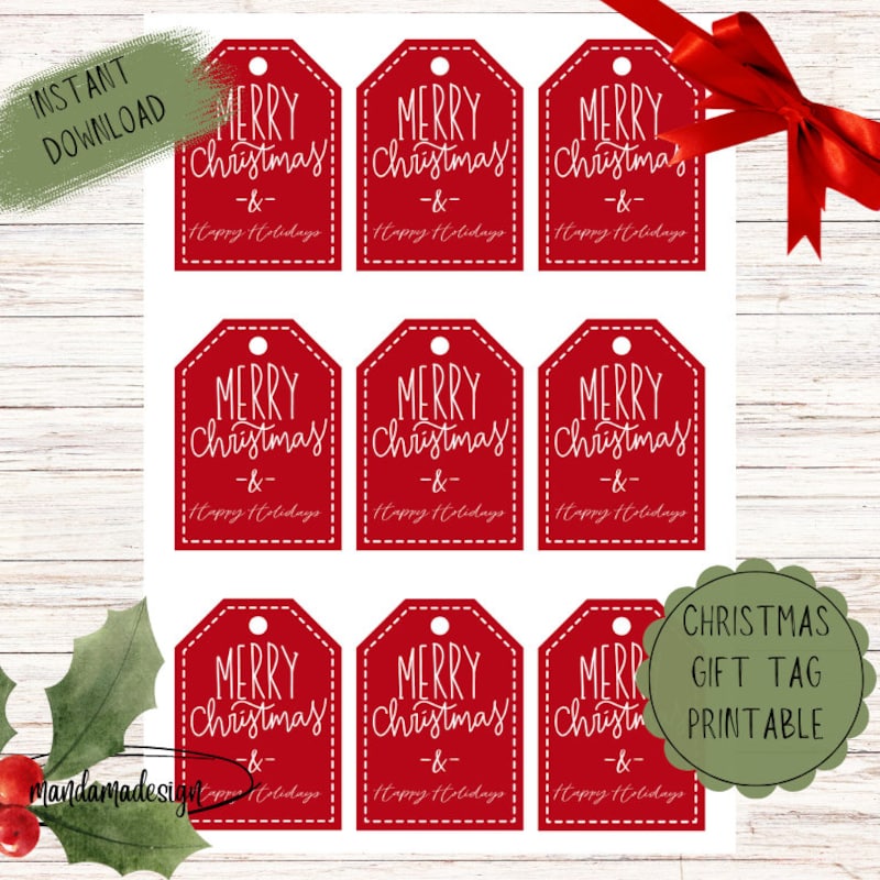 Red Gift Tags - 60+ Gift Ideas for 2025