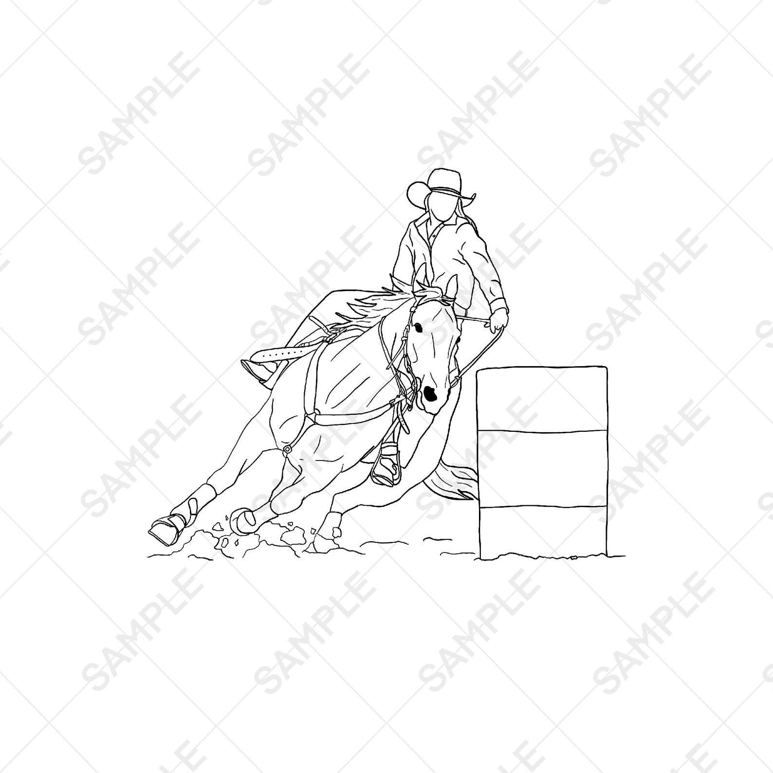 Barrel Racer - Etsy