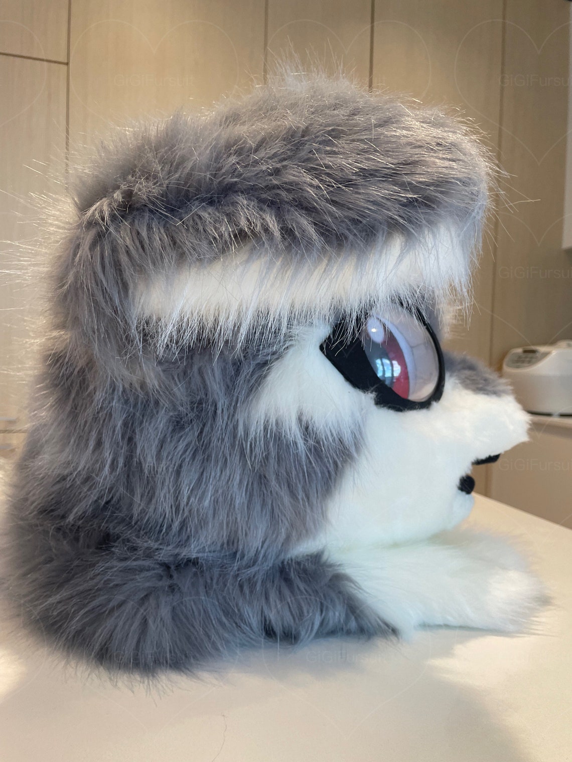 Handmade Cute Dog Fursuit Cosplay Head - Etsy