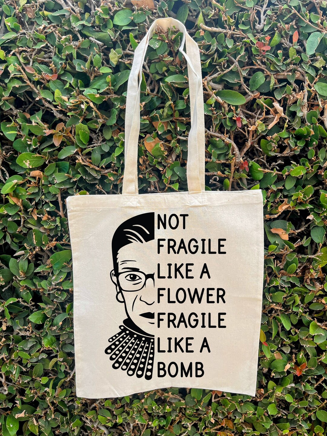 RBG Fragile Like a Bomb Tote - Etsy
