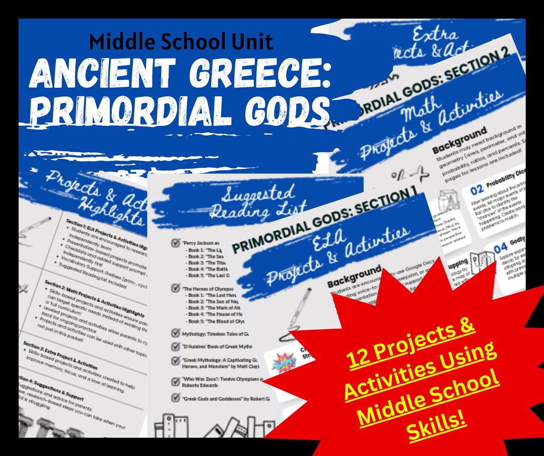 Ancient Greece: Primordial Gods, Middle School, Homeschool Curriculum ...