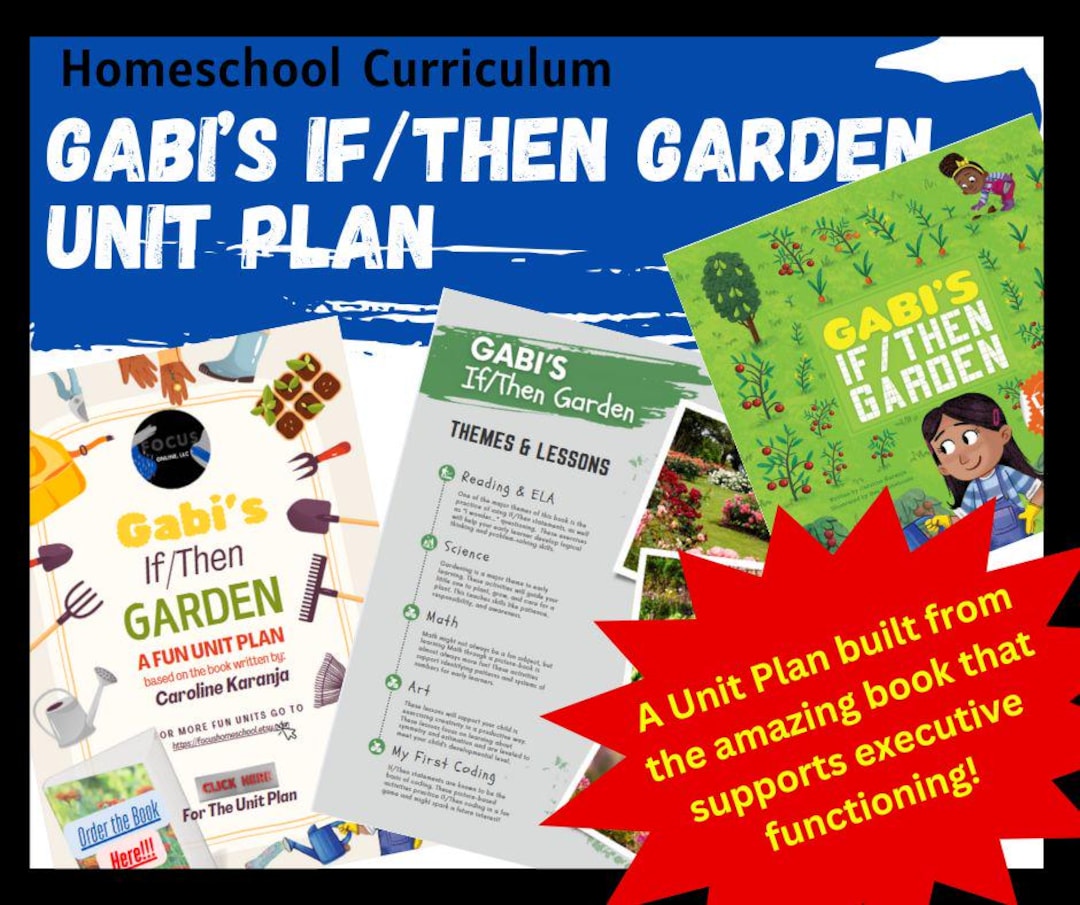 Gabi's If/then Garden: A Unit Plan (grade 1, Grade 2, Grade 3) - Etsy