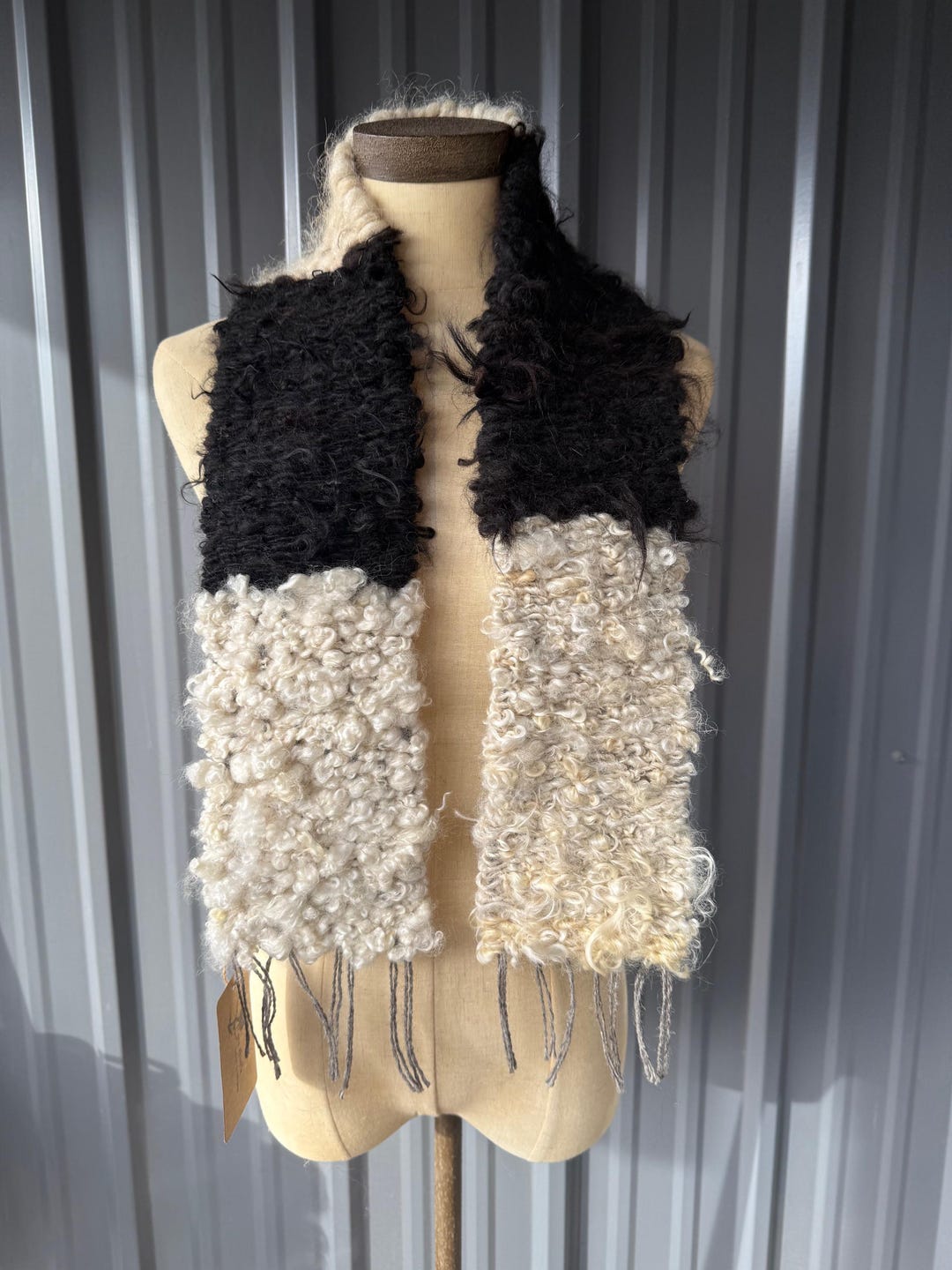 Wool Scarf Handwoven on a Peg Loom - Etsy