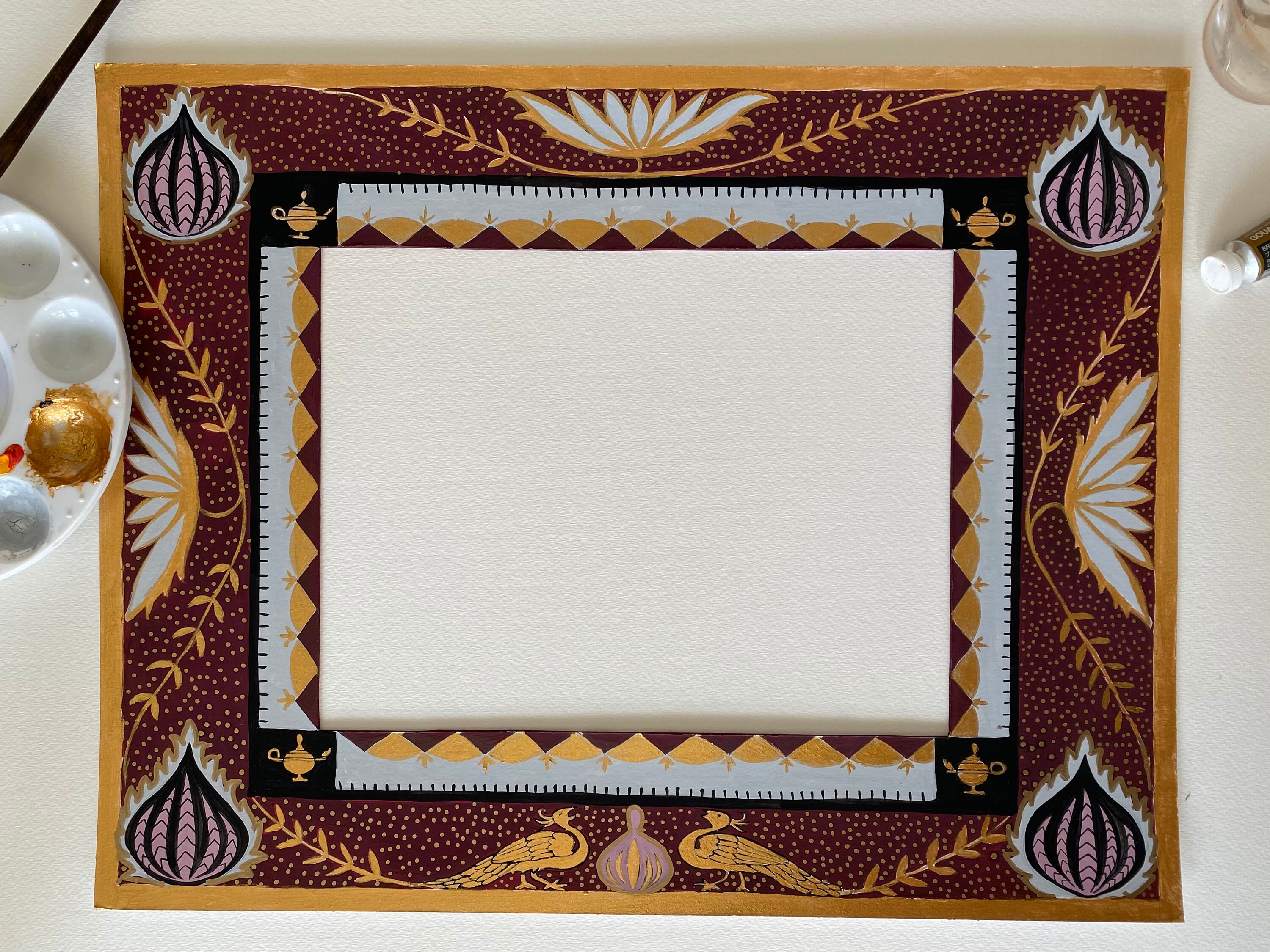 Custom Hand Painted Frame - Etsy