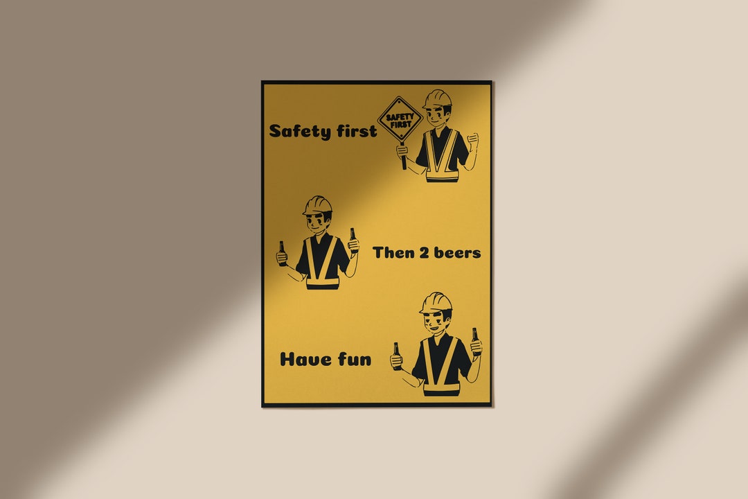 Safety First Svg, 2 Beers Svg, Safety and Beers Svg, Safety First Drink ...