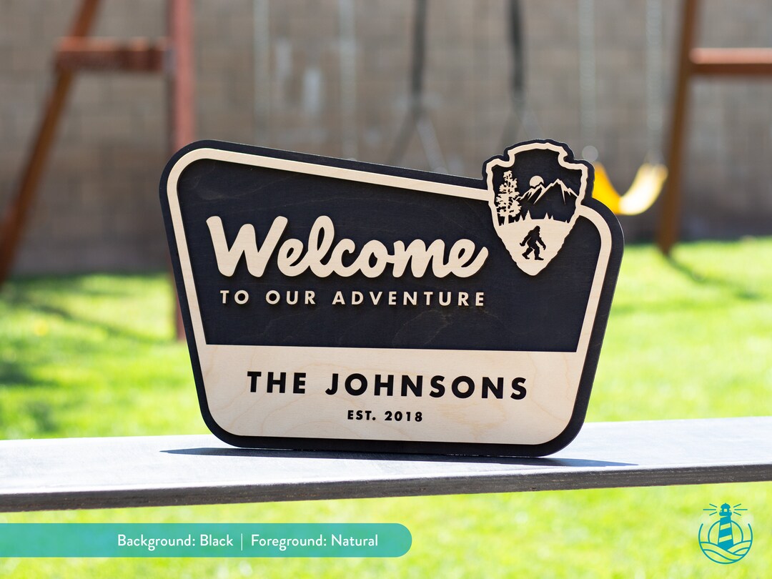 Rush Delivery - National Park Welcome Sign - Etsy