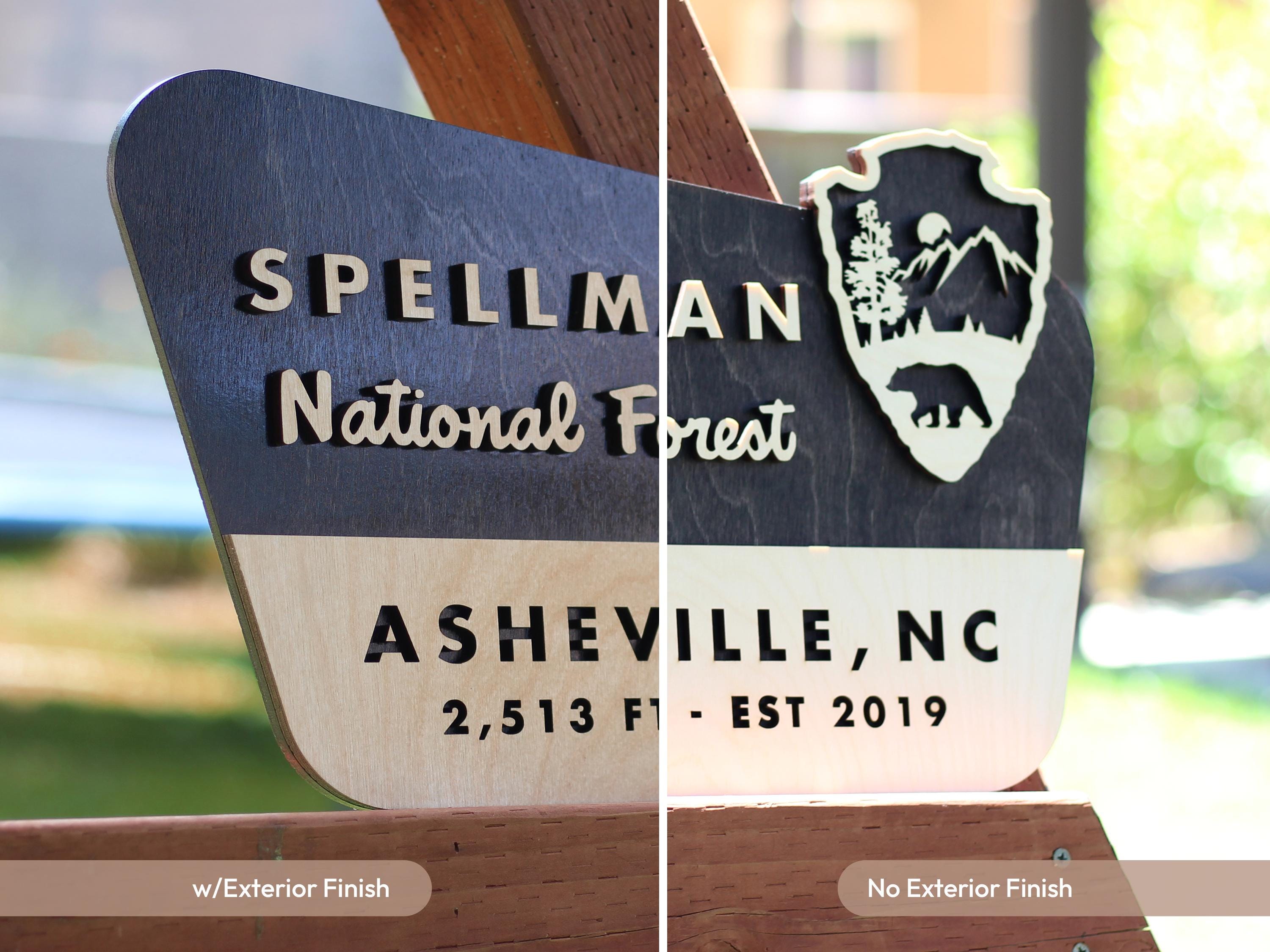 Custom National Forest Sign - Etsy
