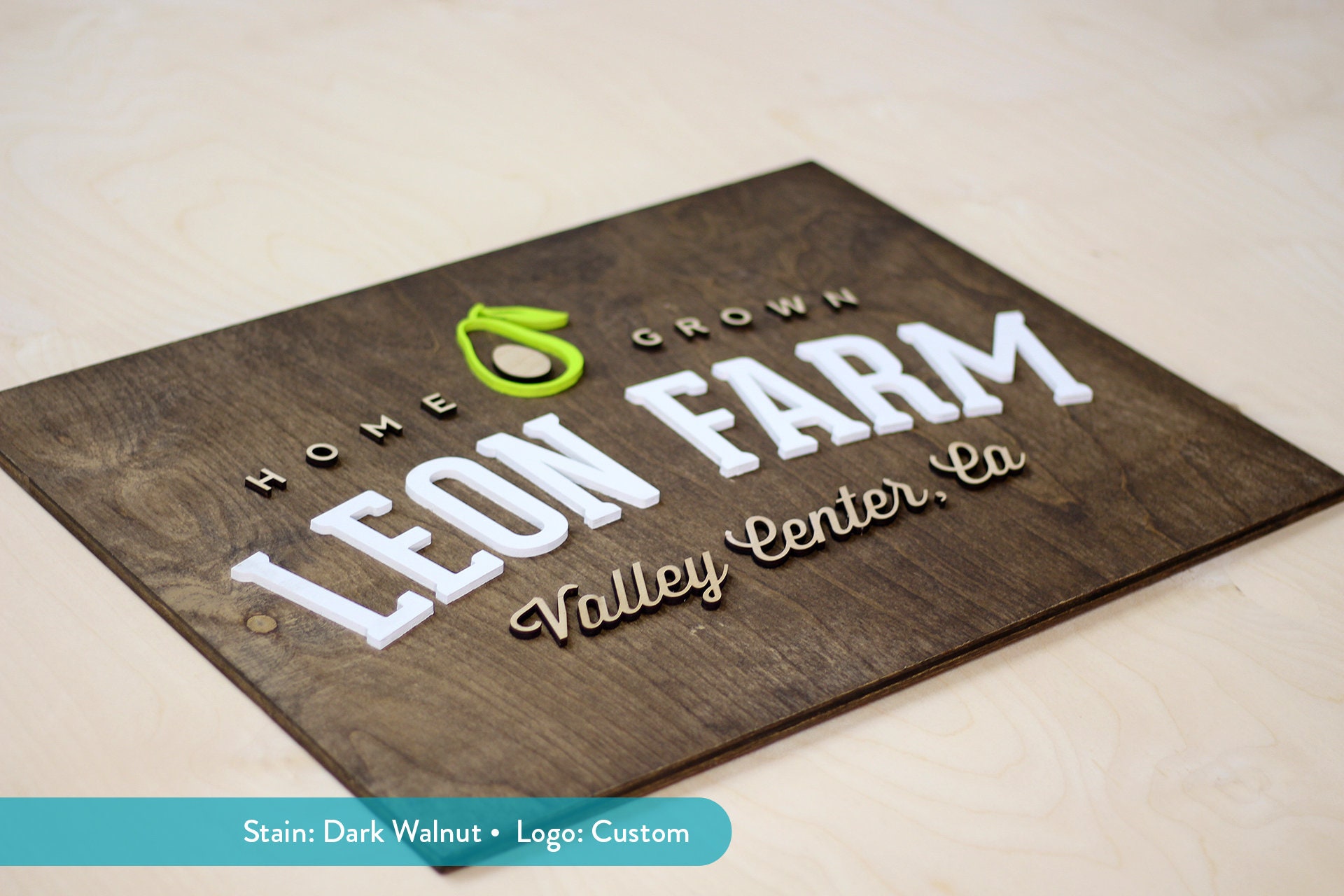Custom Logo Wood Business Sign - Etsy