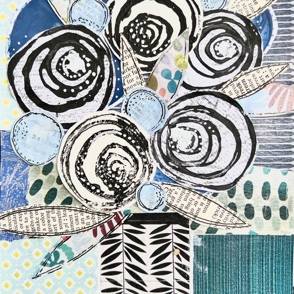 Floral Abstract - Etsy