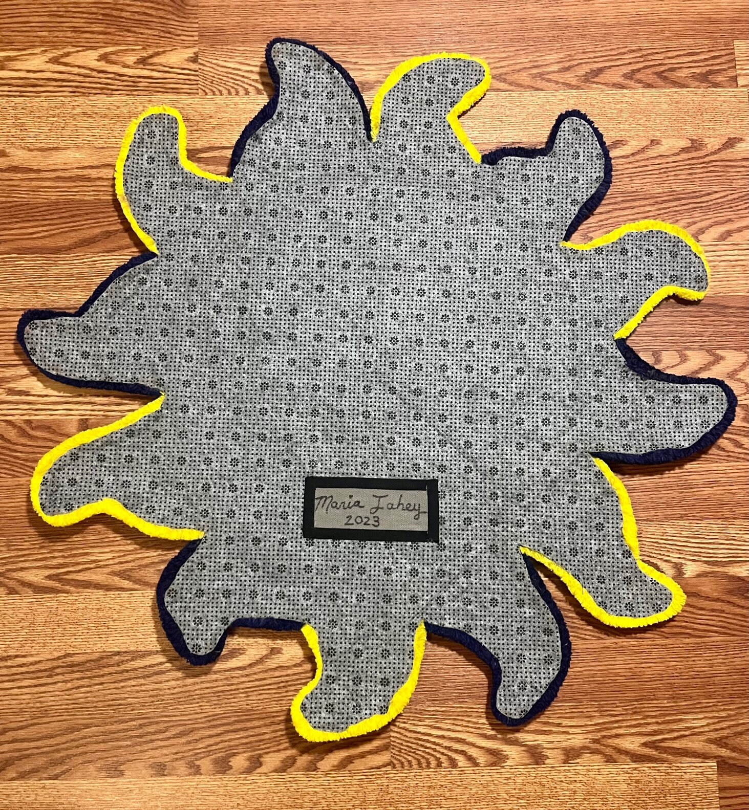 Mexican Folk Art Sun Tufted Rug - Etsy