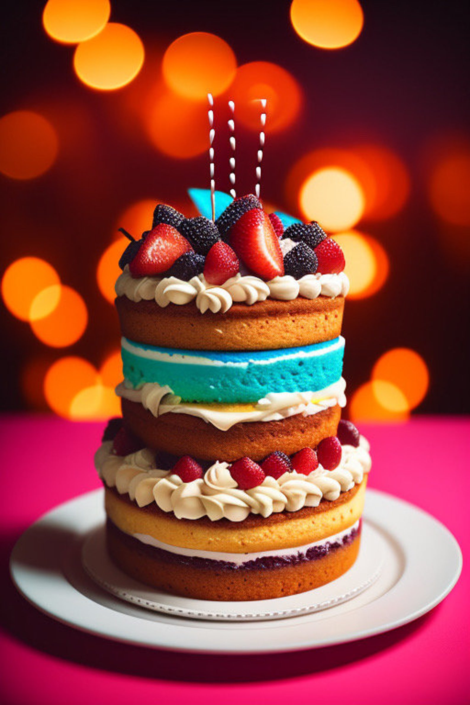 Greeting Card | Cake - Etsy