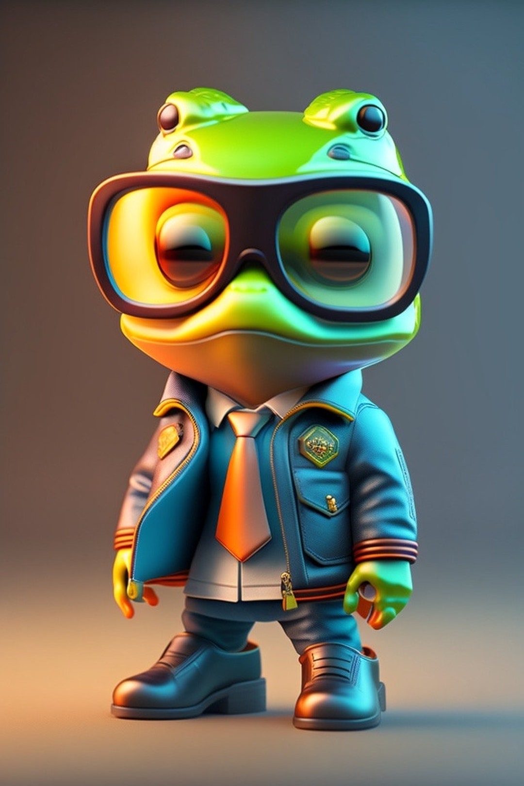 Greeting Card - Funny Frog - Etsy