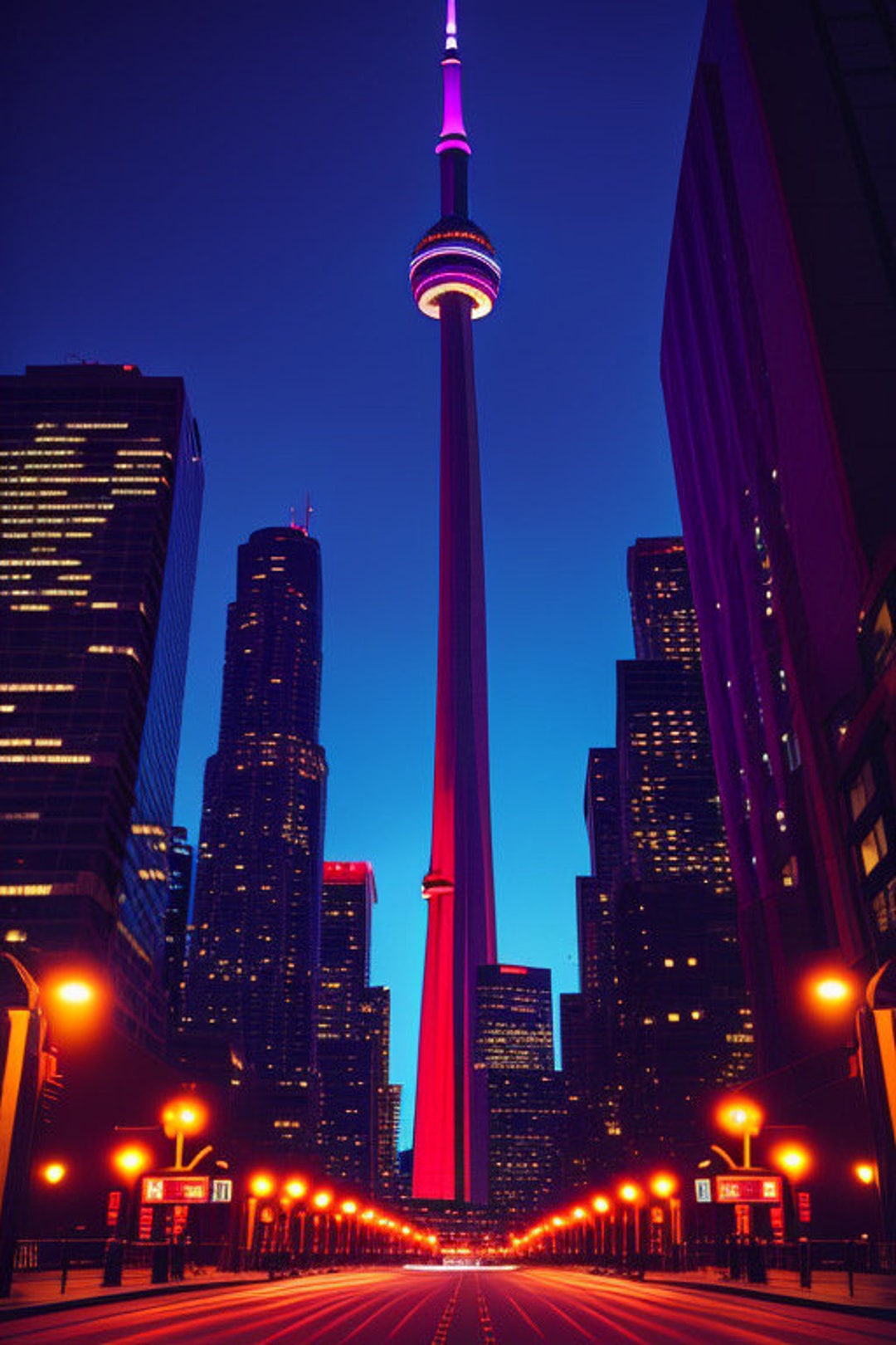 Greeting Card / Greetings Card | Toronto - CN Tower /toronto- CN Tower ...