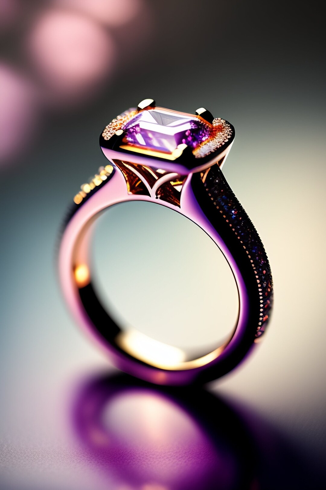 Engagement Ring Card for Couple /congratulations Greeting Card - Etsy