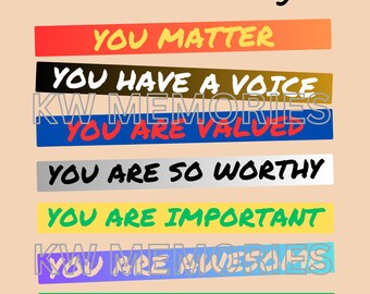 In Case No One Told You Today Poster - Etsy