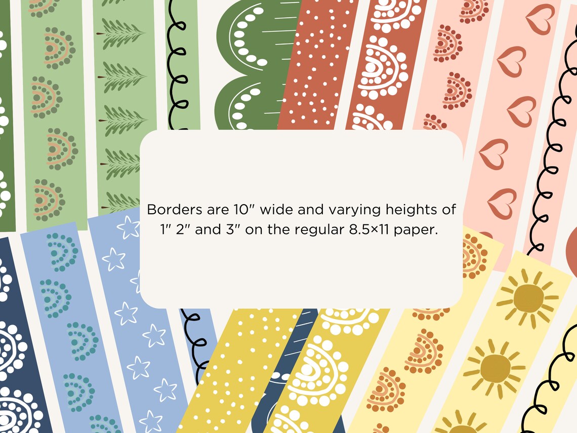 Classroom Bulletin Board Borders, Printable Classroom Decor Elementary ...