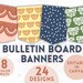 Back to School Classroom Decor Printable Bulletin Board Banners ...