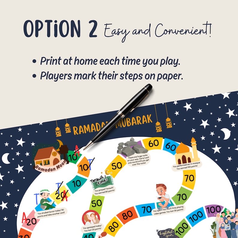 Ramadan Activities, Ramadan Board Game for Kids, Islamic Learning Game ...