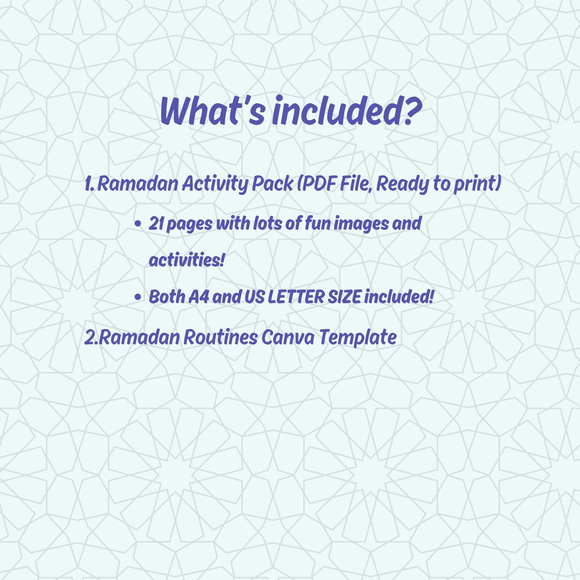 Ramadan Activity Book, Kids Islamic Learning, Eid Activity Sheets ...