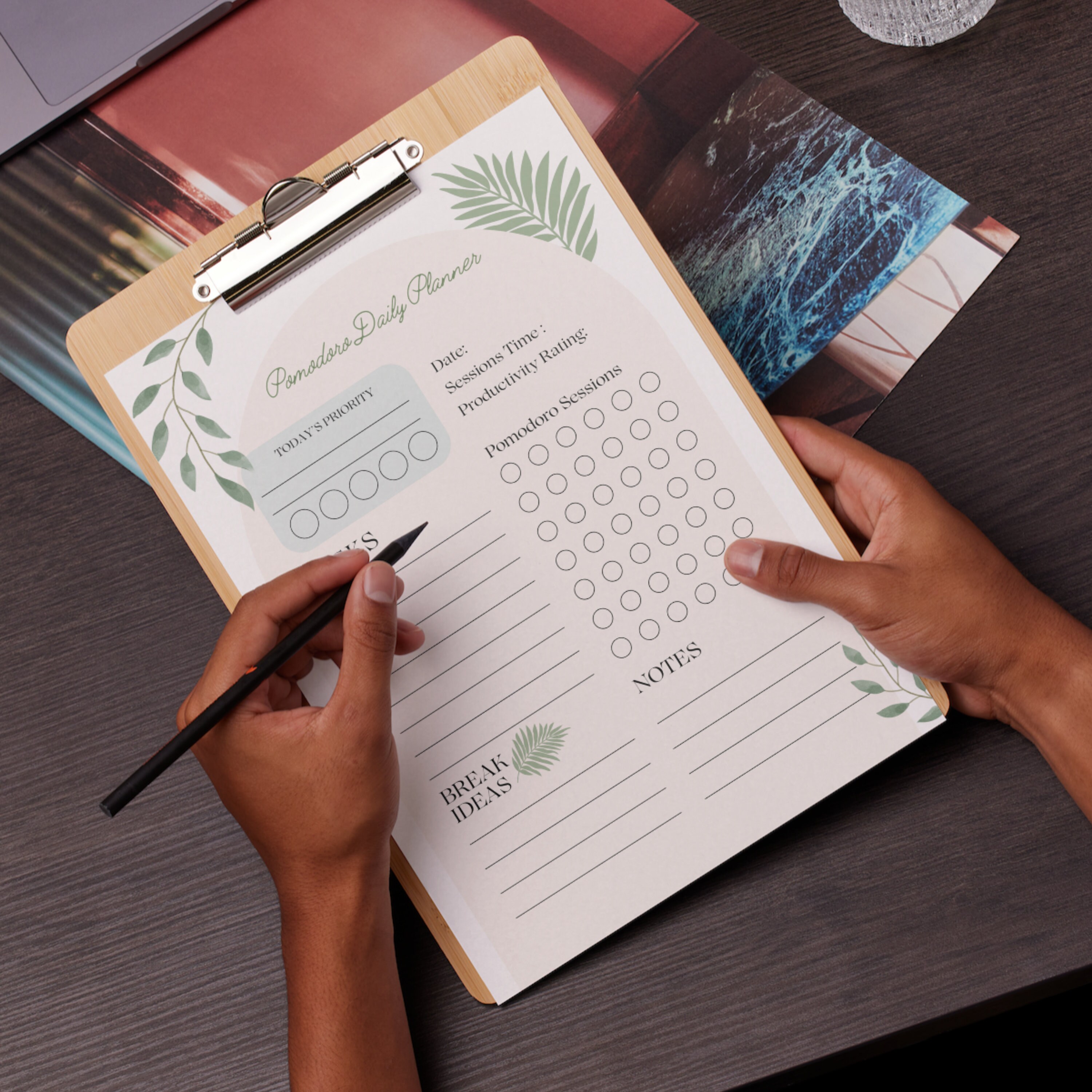 Pomodoro Printable Planner, Pomodoro Tracker, Student Planner 2024 ...