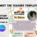 Meet the Teacher Classroom Printable Template, Back to School for ...