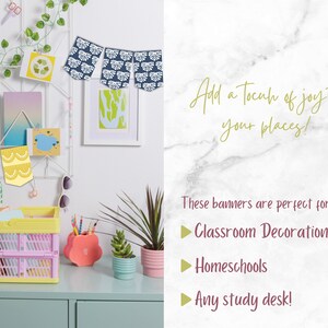 Back to School Classroom Decor Printable Bulletin Board Banners ...