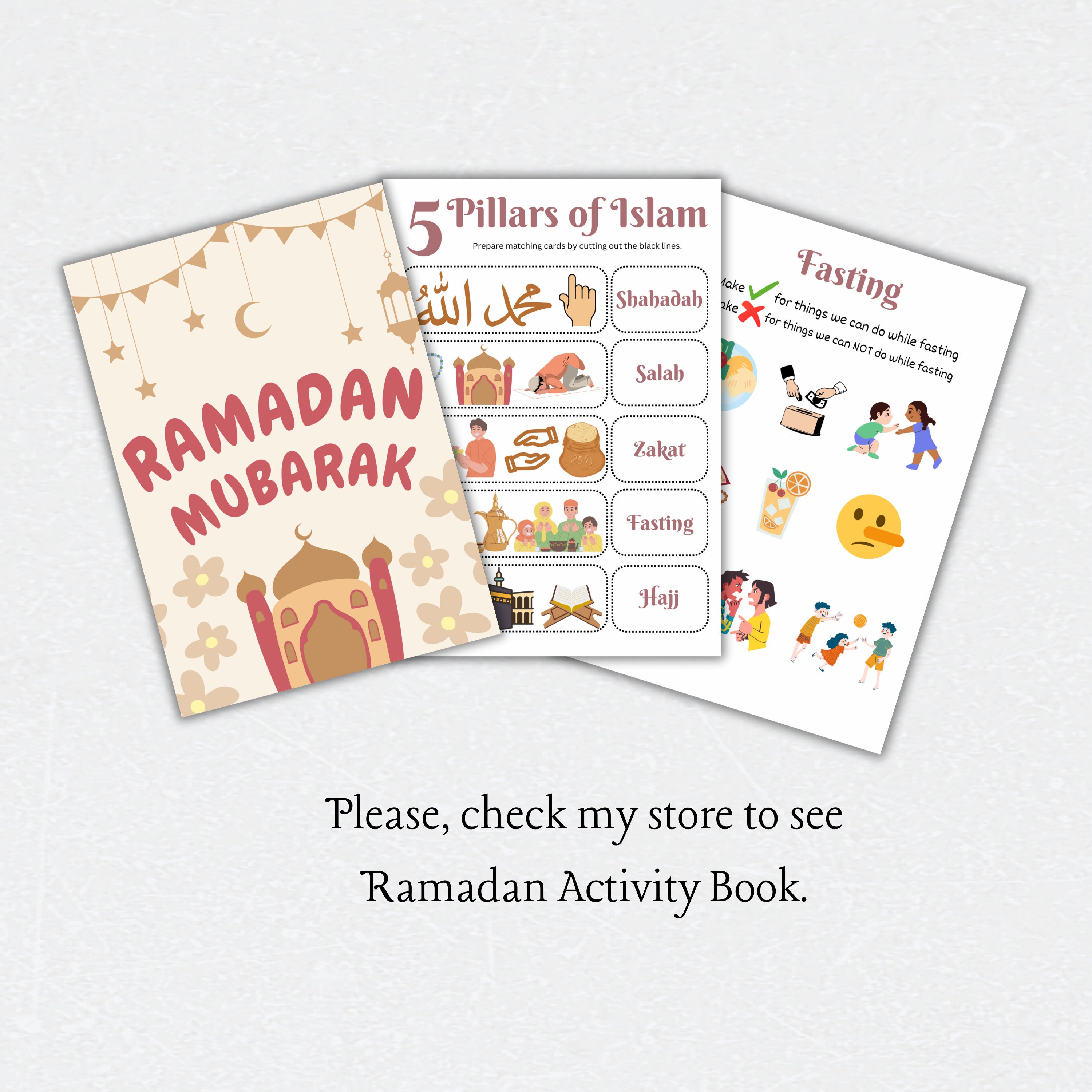 Ramadan Mubarak Banner, Printable Decor, Digital Download, DIY Project ...