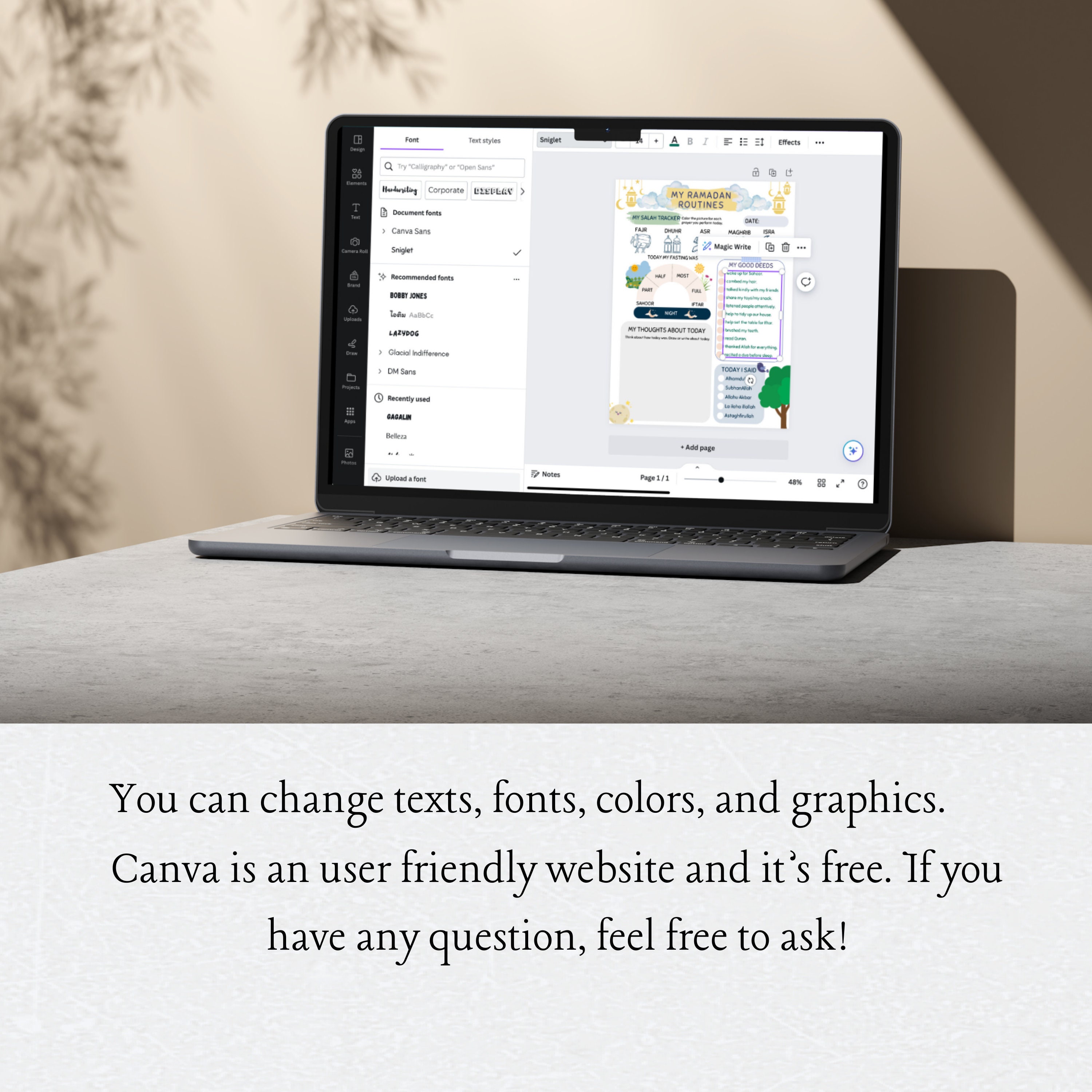 Ramadan Routines, Planner for Kids, PDF, Ramadan Journal, Salah Tracker ...