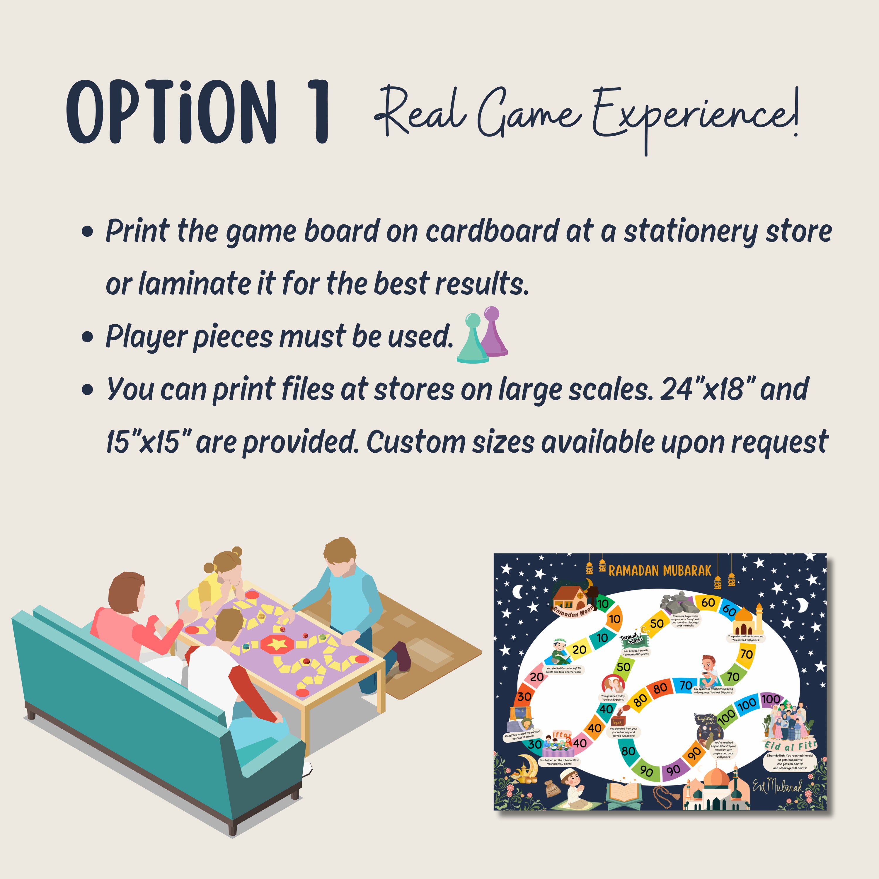 Ramadan Activities, Ramadan Board Game for Kids, Islamic Learning Game ...