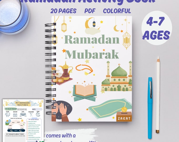Ramadan Activity Book Printable for Kids 30 Fun Islamic Activities ...