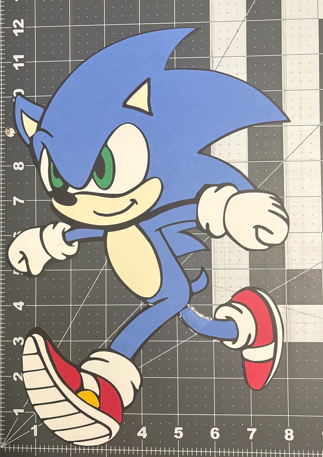 Sonic the Hedgehog Cutout - Etsy