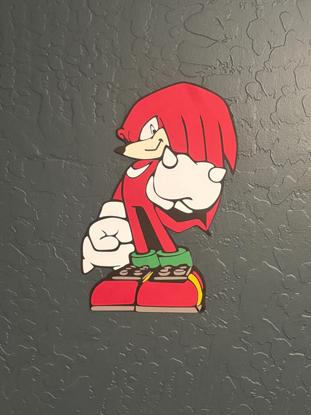 Knuckles Wall Cutout - Etsy