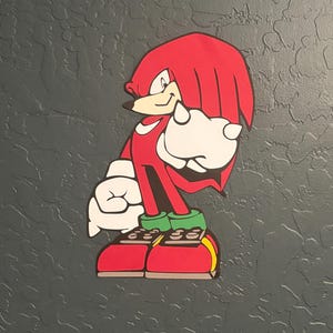 Knuckles Wall Cutout - Etsy