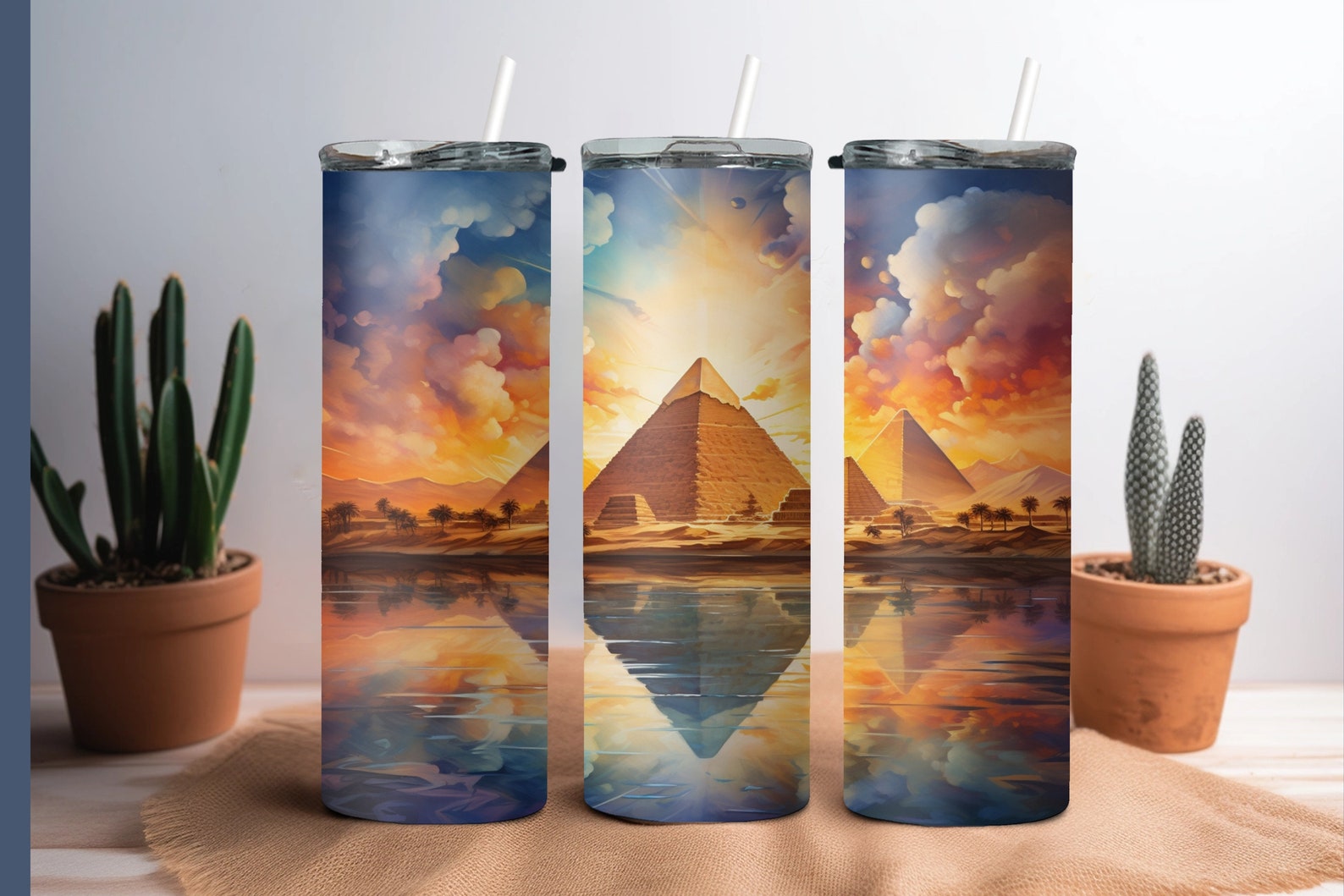 Egyptian Pyramids Tumbler Wraps - Pharaoh, Egypt, PNG, Sublimation - Etsy