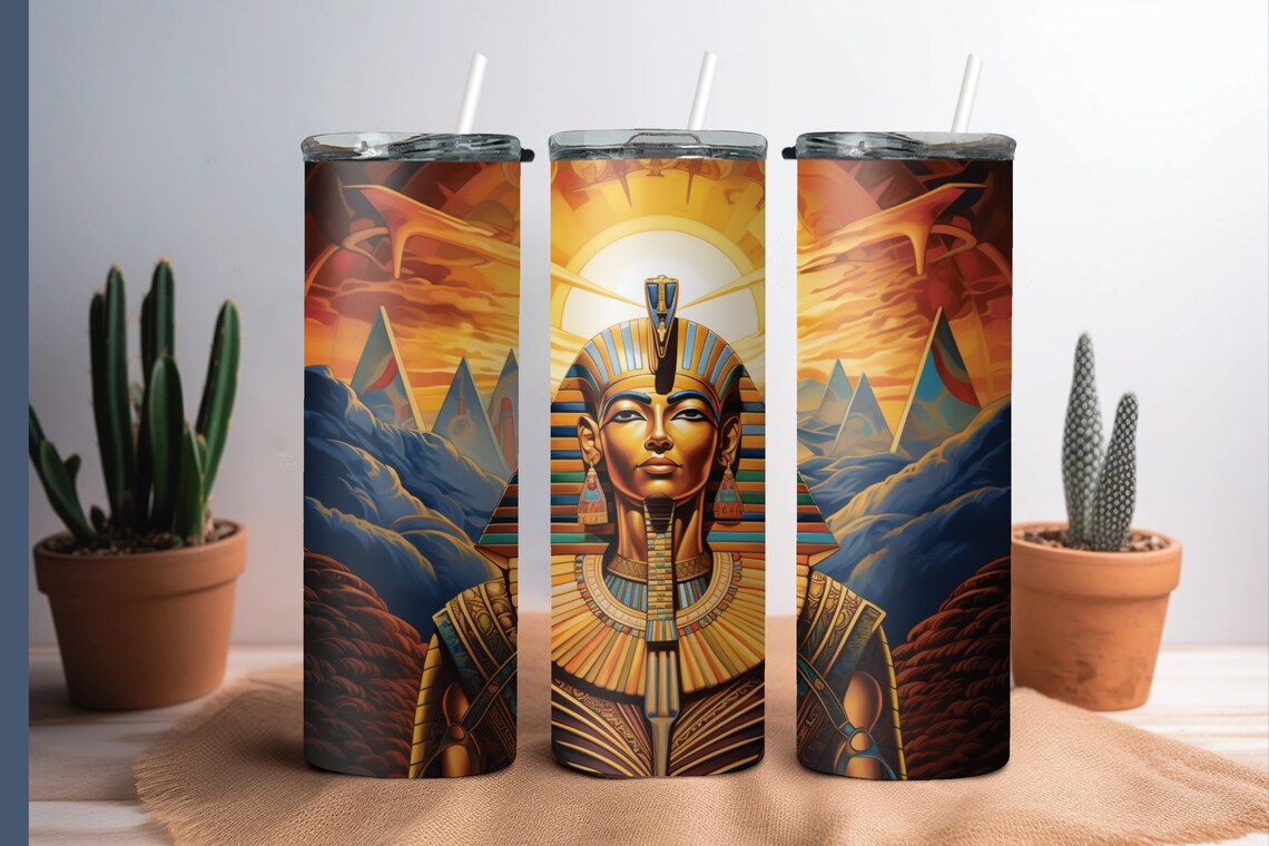 Egyptian Pyramids Tumbler Wraps - Pharaoh, Egypt, PNG, Sublimation - Etsy