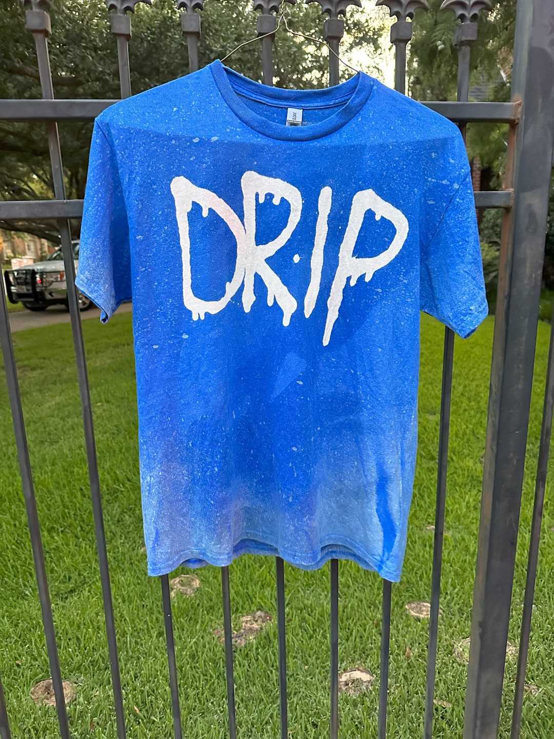 Blue Drip Drippy Shirt - Etsy