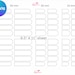 Round Nail Decal Template: Custom Wrap, 3 Sizes (canva, Cricut ...