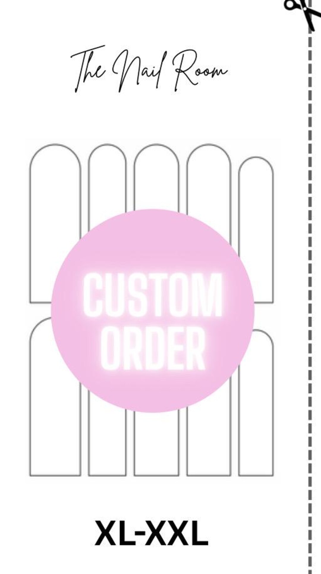 Custom Water Slide Nail Decals: Personalized Nail Art - Etsy