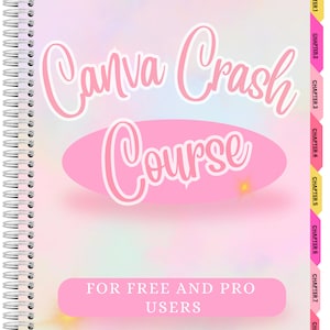 Canva Crash Course for Beginners, Editable Canva Guide , Instant ...
