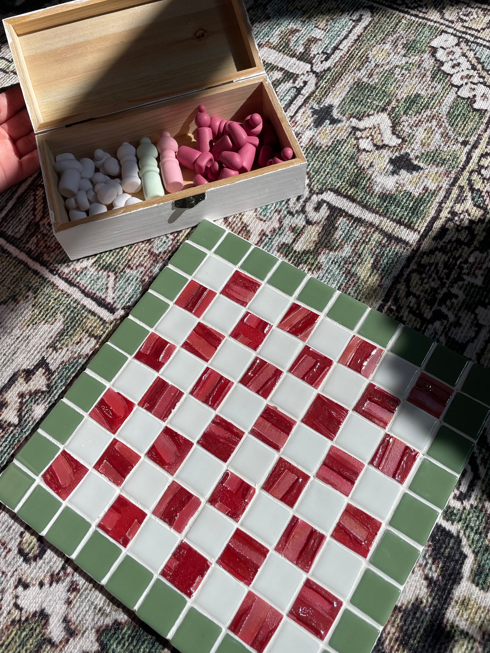 Tile Chess Set - Etsy