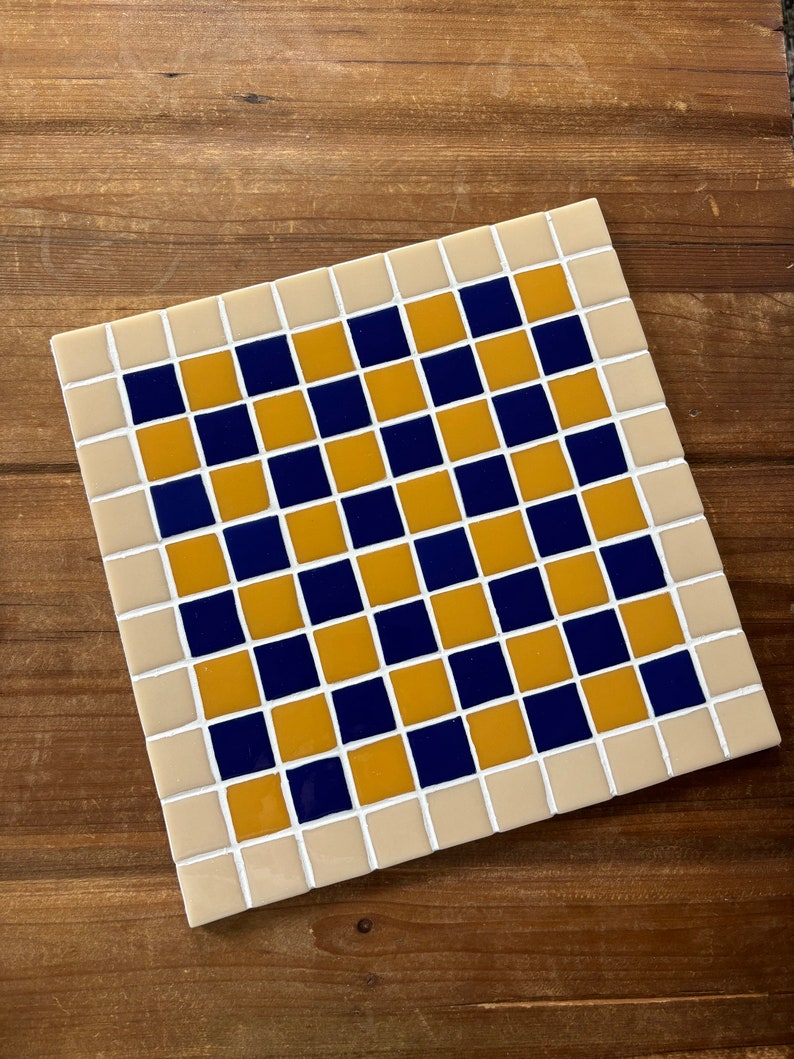 Tile Chess Set - Etsy
