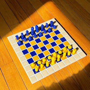 Tile Chess Set - Etsy