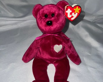 Original Ty Millennium Bear Beanie Baby 1999 Retired and Rare Tag ...